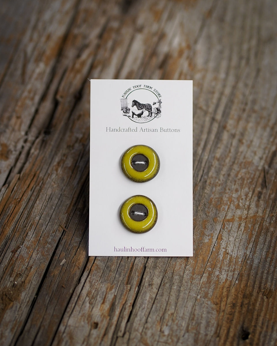 Buttons - Color Loop Black Clay 3/4" – North Bay Fiber